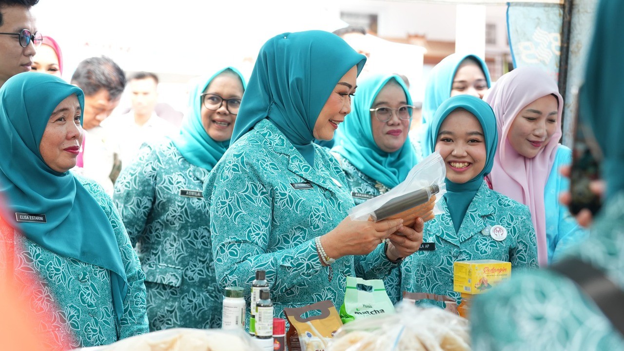 Feby Herman Deru Kunjungi Banyuasin, Resmikan Sekretariat TP PKK dan ...