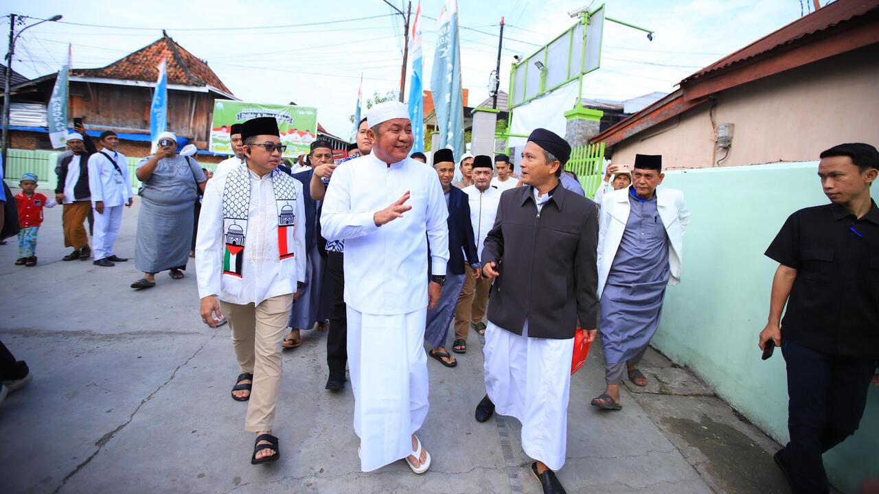 Seberangi Sungai Musi, Herman Deru Ikut Napak Tilas dari Masjid Lawang ...