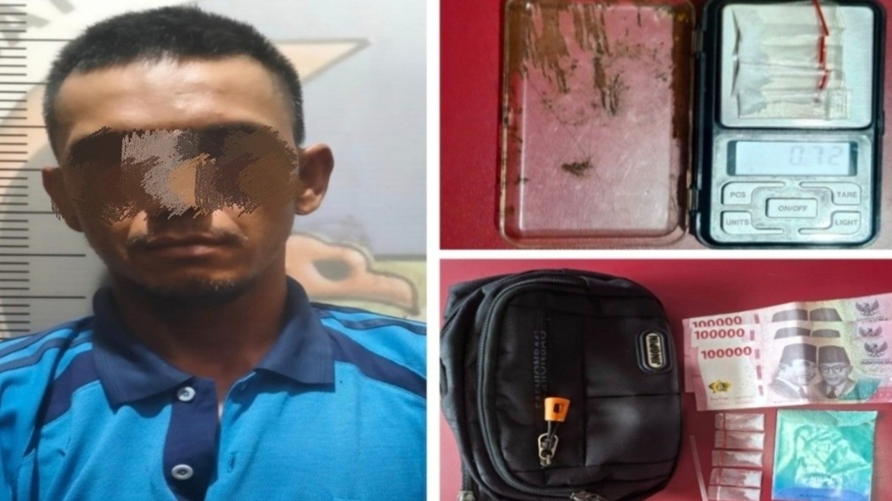 Buruh Harian Lepas di Prabumulih Ditangkap Polisi, Simpan 5 Paket Sabu ...