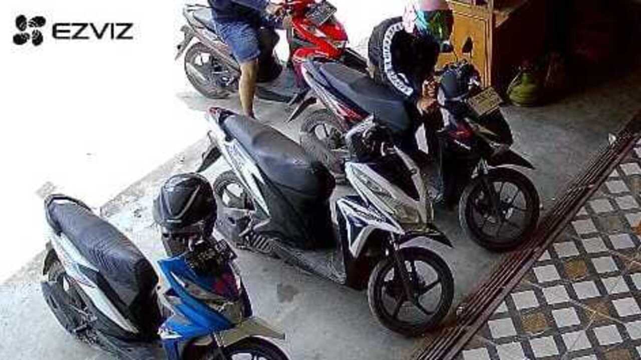 Curanmor Terekam CCTV di Dekat Kampus Unsri Indralaya, Pelaku Gasak ...